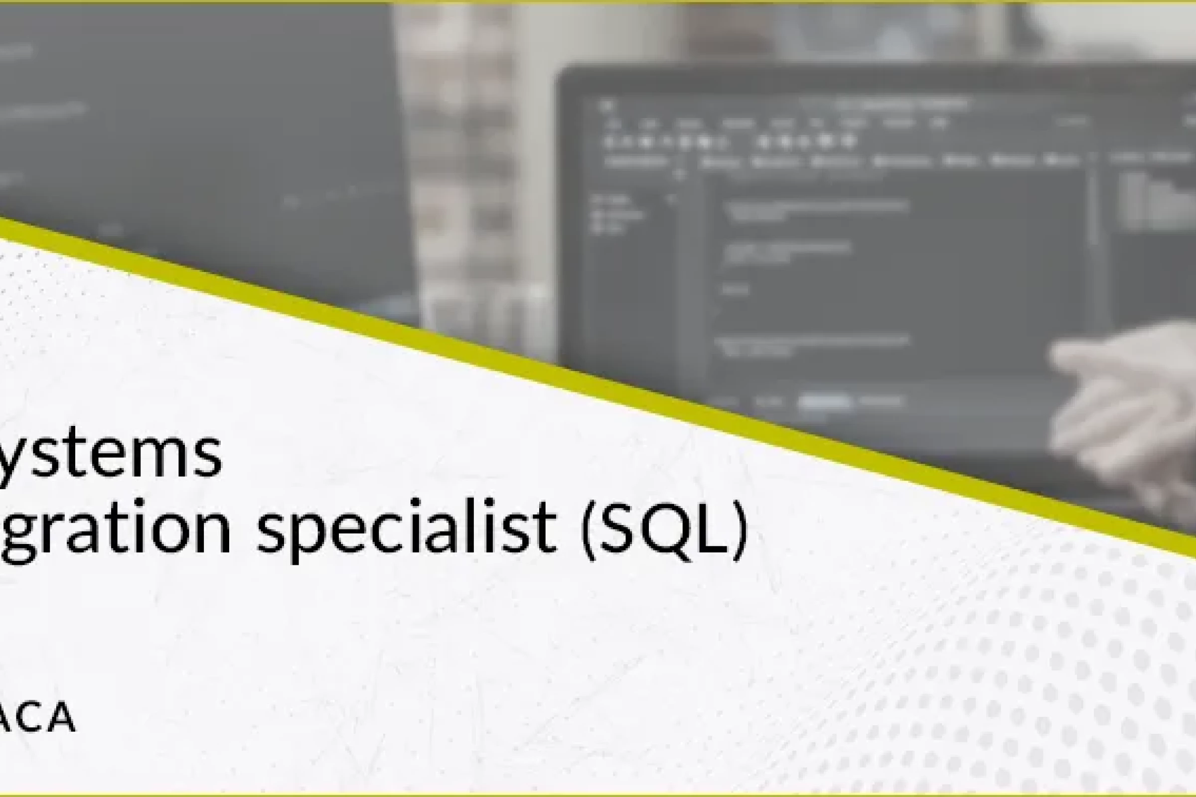 IT Systems Integration Specialist (SQL) - Predictive Solutions